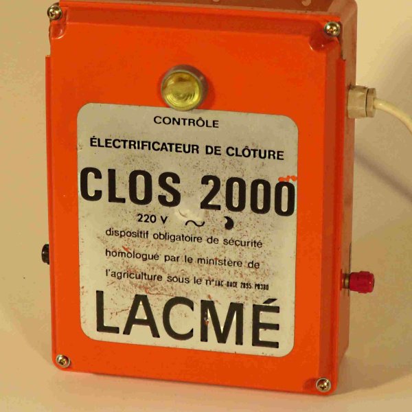 Clôtures secteur 220 V Lacmé CLOS 2000. - Michel Pyrat Clôtures ...
