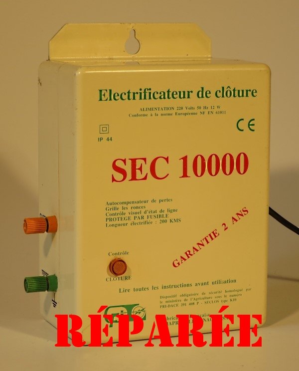 Clôture secteur CHAPRON-LEMENAGER SEC 10 000 - Michel Pyrat Clôtures ... Clôture secteur CHAPRON-LEMENAGER SEC 10 000 - Michel Pyrat Clôtures ...